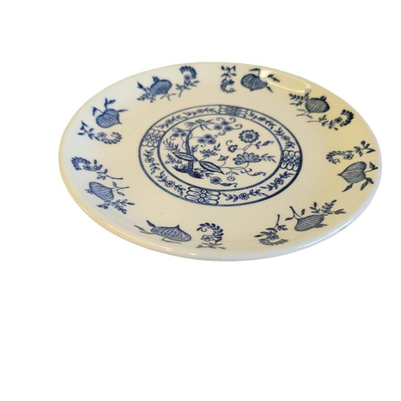 Scio | Dining | Vintage Blue Onion 6 Bread Plate By Scio Usa Ohio ...